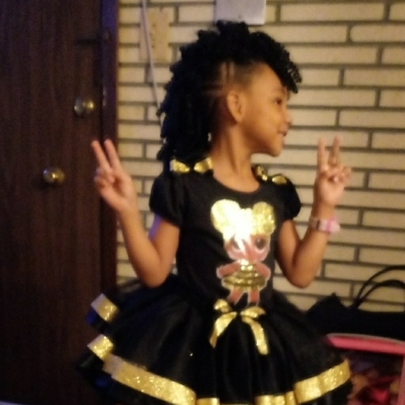 Bottoms | Girls Blackgold Tshirt Wlol Doll | Poshmark